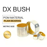 China Pom Polymer Plain Bearings With Oil Groove for sale