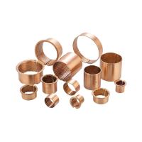 China CuSn8 Metallic Perforated Flanged Bronze Bushings FB092 for sale