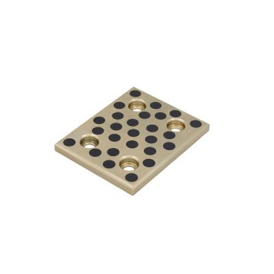 China SOML Plate Bronze Graphite Self Lube Wear Plates Mini Slide Plate for sale