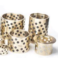 China Solid Lubricating Graphite Bronze Oilless Water Valves Bushing for sale