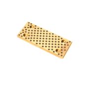 China Oil Free Slide 20mm Self Lube Wear Plates, china supply, Graphite Plug Oilless Copper Slide Plate for sale