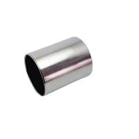 China Steel Backed Metal-Polymer Low Friction Plain Bearings Bronze Thrust Washer Red for sale