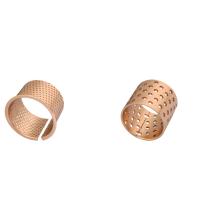 China Multi-lubrication friction bearing in rolled CuSn8 bronze Sliding bush for Hydraulics for sale