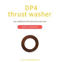 China Thrust Washers - Metric Size Metal-Polymer Low Friction Plain Bearings Plain Bearing for sale