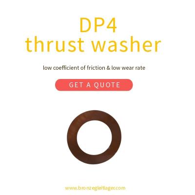 China Thrust Washers - Metric Size Metal-Polymer Low Friction Plain Bearings Plain Bearing for sale