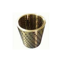 China Flange Bronze Sintered Slide Bearing With Self Lubrication for sale