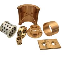 China Flange Bronze Sintered Slide Bearing With Self Lubrication for sale