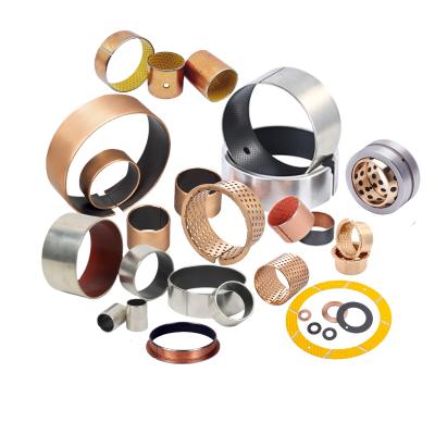 China CUSN6 / CUSN8 - Bronze Bearing Rolled Self Lubricating Plain Bearing | Dry Sliding Bearing Gerollte Trockengleitlager for sale