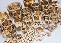 China Solid Bronze Self Lubricating Bearing | Graphite Slide Wear Plate for sale