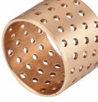 China DIN 1494 / ISO 3547 Sleeve Tin Bronze CuSn8  Plain Bearing Rolled Bushes With Lubrication Grease Holes for sale
