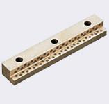 China Bronze Material Oilless Bushes With Oil Impregnated Graphite Plugs for sale