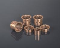 China Cylindrical Bushes Grease Reservoirs Plain Type Bearing Cusn8 Oil Holes Rohs Standard for sale