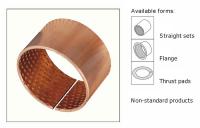China CUSN6 / CUSN8 CW453K Phosphor Tinbronze 090 & 092 Sliding Bearing for sale