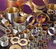 China CuPb10Sn10 Bimetal Bushing , Flanged Bimetal Steel Bearings By Size for sale