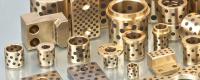 China Maintenance Free Graphite Plugged Bronze Bearings Valves Bushing Steel / Copper Composite for sale