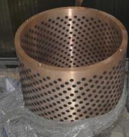 China Maintenance Free Graphite Plugged Bronze Bearings Valves Bushing Steel / Copper Composite for sale