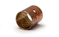 China Customized Self Lubricating Slit Bronze Bushings & Sliding Bearings for sale