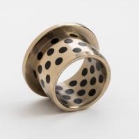 China C86300 Manganese Bronze Sleeve Bushings , Self Lubricating Bush Mediate Load for sale