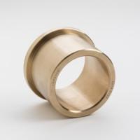 China Double Loop Oil Grooved Cast Bronze Bushings Self Lubricating Bearing Corrosion Resistance for sale