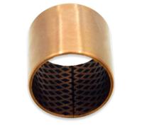 China Custom Plain Bearings Washer Cusn8 & Cusn6.5 Graphite Standard Size Cylindrical Flanged Sleeve Bushing for sale