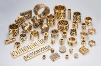 China C86300 430B Manganese Cast Bronze Flanged Graphite Bushing Bearing & Plate Oil Grooves for sale