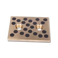 China Oilless Plate Plugged Graphite Cast Bronze Wear Plate,With Graphite,High Quality for sale