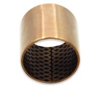 China Flanged Bronze Bushings Cusn8 DIN1494 / ISO 3547 Lubrication 090 Diamond Pockets & Oil Grooves for sale