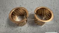 China Lagerbuchsen Bronze Sleeve Bushings, Flange Glidlager Size Made To Order for sale