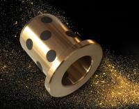 China Cast Bronze Bushings Solid Lubricant Bearings Hydraulic Equipment Components For Cylinders for sale