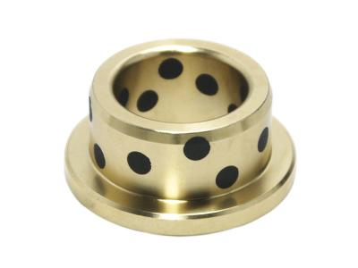 China Solid Lubricant Manganese Bronze Sliding Bearings Flanged Plate CuZn25AI5Mn4 C86300 for sale