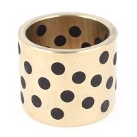 China Heavy Equipment / Mining MFG Bushes Tight Tolerance Precision Manganese Bronze Flanged Bronze Graphite Plugged Bushings for sale