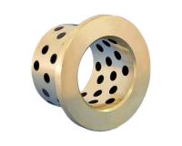 China Heavy Equipment / Mining MFG Bushes Tight Tolerance Precision Manganese Bronze Flanged Bronze Graphite Plugged Bushings for sale