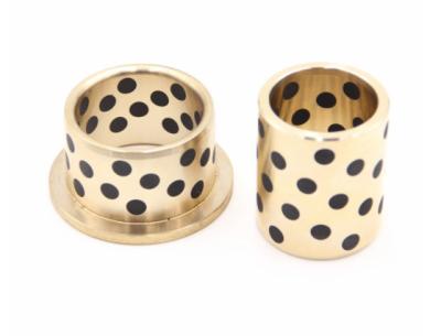 China C86300 Manganese Bronze Flange Oilless Bushes Graphite Plugs for sale