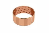 China Wrapped Phosphor tin bronze CuSn8/CW453K & CuSn6/CW452K Self Lubricating Plain Bearing , Cylindrical Oilless Bushing for sale