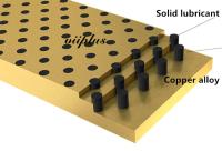 China Solid Bronze Self Lubricating Bearing | Graphite Slide Wear Plate for sale