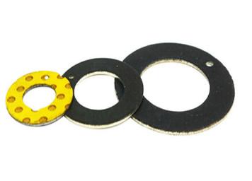China Oilless Metal Sliding Plate & Washer POM Lead Free Flange Type LBMF for sale