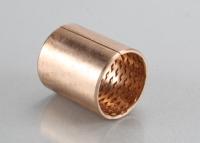 China Wrapped Phosphor tin bronze CuSn8/CW453K & CuSn6/CW452K Self Lubricating Plain Bearing , Cylindrical Oilless Bushing for sale
