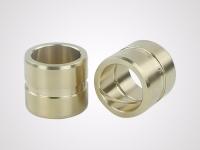 China Double Loop Oil Grooved Cast Bronze Bushings Self Lubricating Bearing Corrosion Resistance for sale