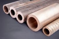 China Symmco Oil Impregnated Sintered Bronze Cored Stock Bronze Bushing, High Heat Conduction, Long Life Surface for sale