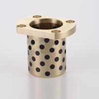 China Solid Bronze Self Lubricating Bearing | Graphite Slide Wear Plate for sale