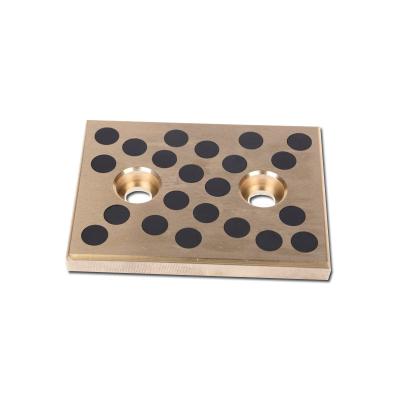 China Oil Free Bronze Graphite Self Lube Wear Plates Bronze Bushing 500SP Bearing for sale