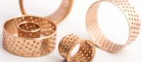 China Wrapped Phosphor tin bronze CuSn8/CW453K & CuSn6/CW452K Self Lubricating Plain Bearing , Cylindrical Oilless Bushing for sale