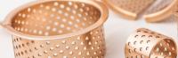 China Diamond Bronze Bearings Made Of Cusn8 With Lubrication Indents Stock Standard Dimensions Tolerance for sale