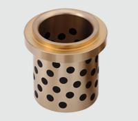 China EN Copper Alloy Bearing | CuZn25Al6Fe3Mn3 Graphite Sleeve Brass Bushing for Chain Conveyors for sale