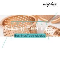 China Metric Cylindrical Oilless Bushes CuSn8 & CuSn6 Bronze Or Oil / Grease Grooved for sale