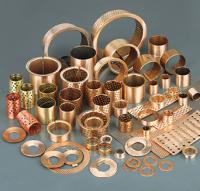 China Metric Cylindrical Oilless Bushes CuSn8 & CuSn6 Bronze Or Oil / Grease Grooved for sale