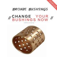 China Oil Lubrication CuSn8 Bronze bushings for Offshore, Bronze Graphite Bushings for sale