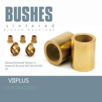 China Sintered Bronze Oil Impregnated Self Lubricating Sleeve Bearings Good Corrosion Resistance for sale