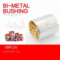 China Connecting Rod Bimetal Bearing Bushes oil groove JF800 / SAE797. JF800 Bimetallic Bearing's steel-bronze for sale