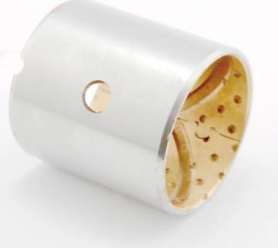 China Oilless Bronze Engine Bushings Bimetal Bearing Bushes AISn20Cu Steel for sale